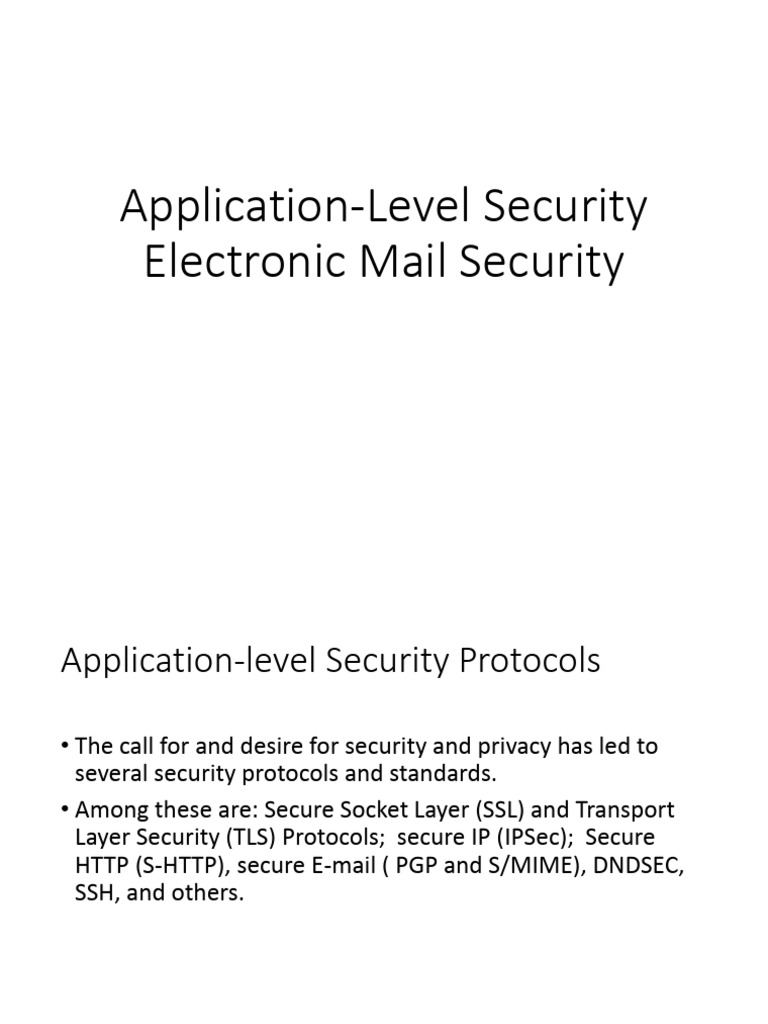 Lecture 10 | PDF | Public Key Cryptography | Transport Layer Security