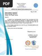 Letter Request To DPWH | PDF | Social Science