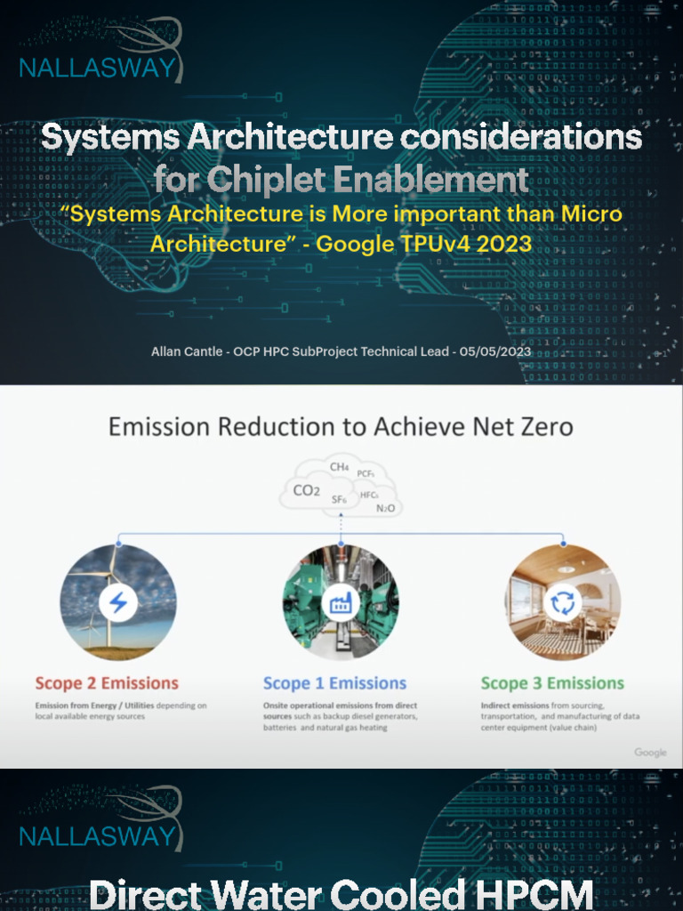 Systems Architecture Considerations For Chiplet Enablement | PDF | Computing | Computer Engineering