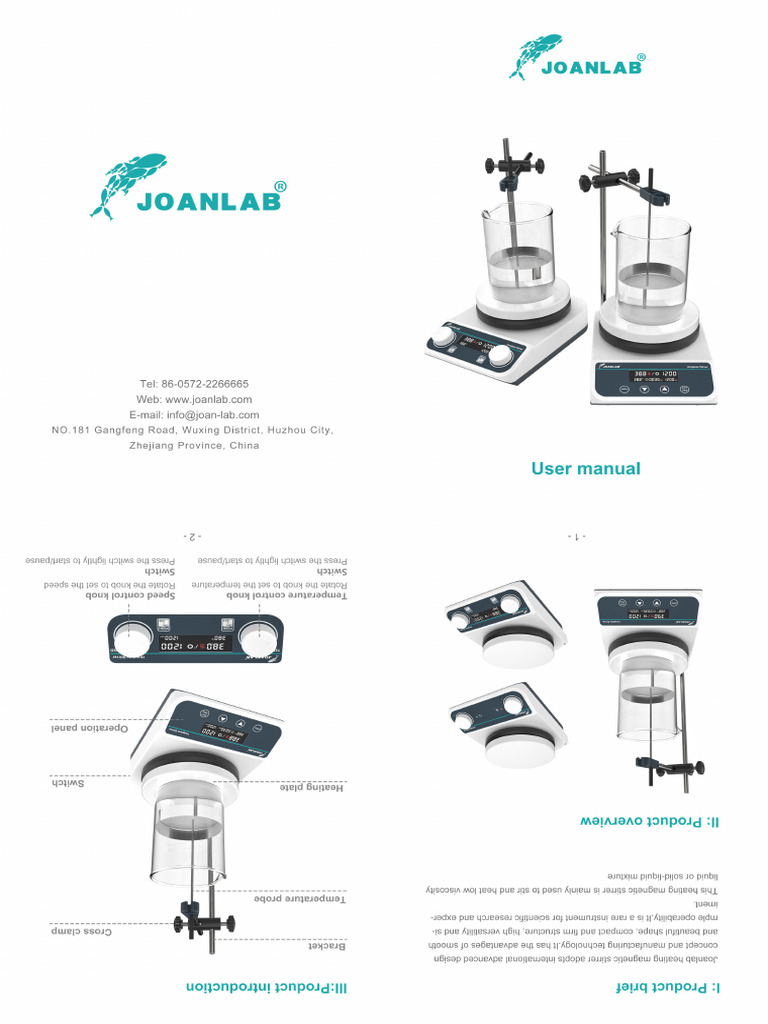 Joanlab Magnetic Stirrer | PDF