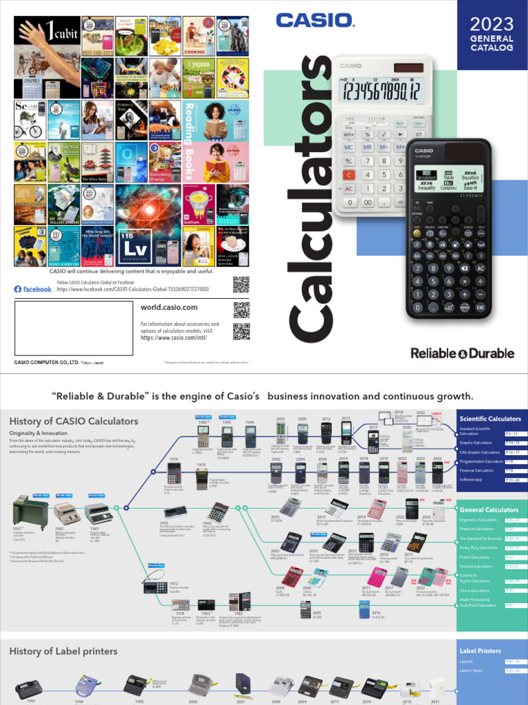 CASIO Calculator Product Overview | PDF | Calculator | Function ...
