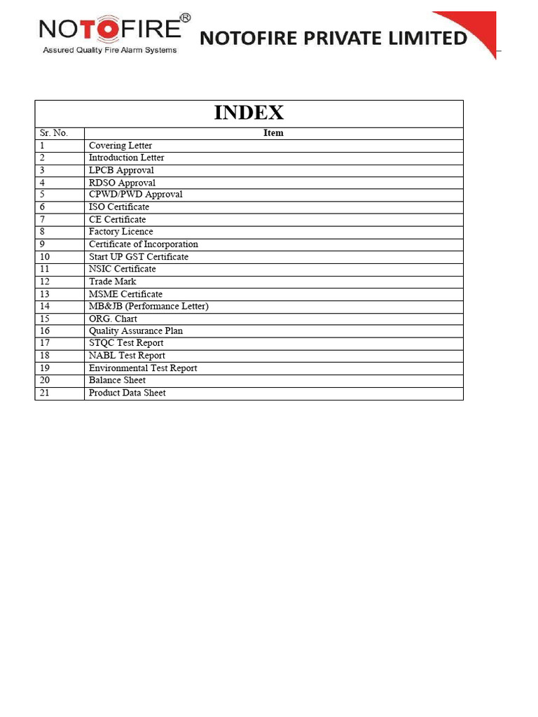 CPWD File Index Formate | PDF