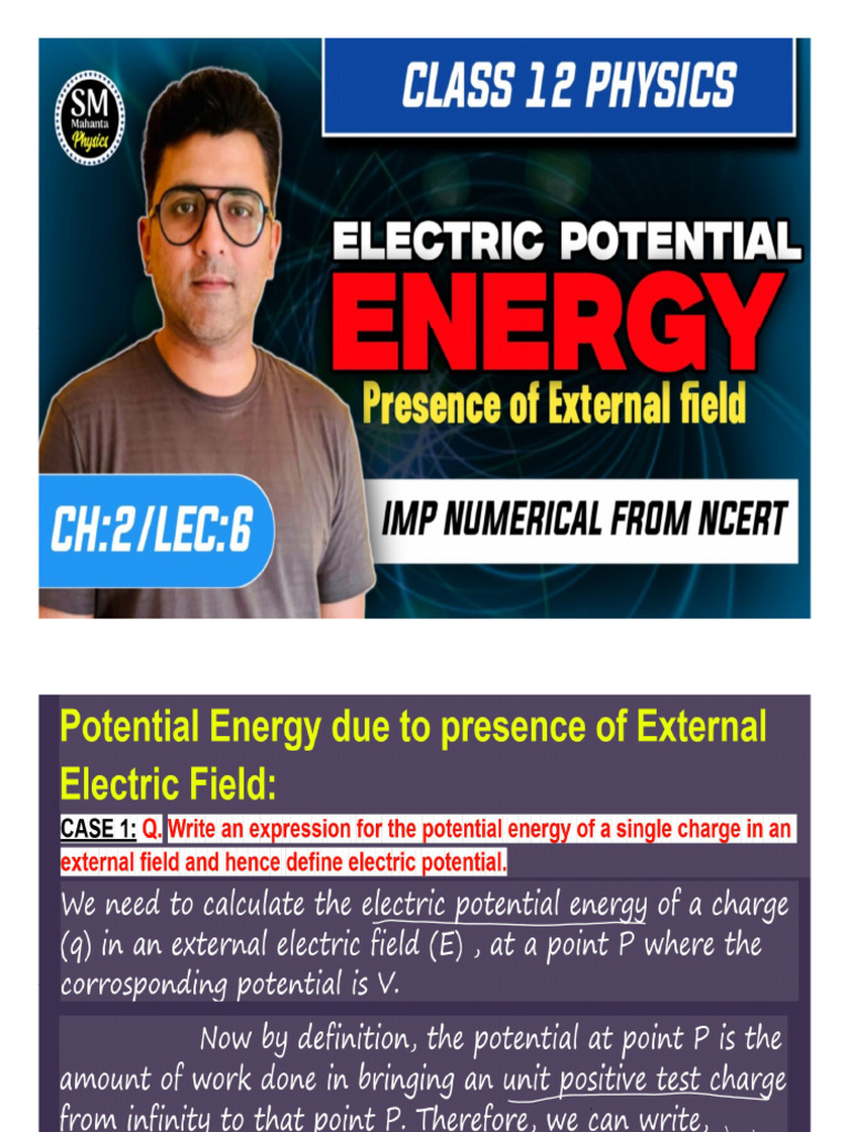 PE (Presence of External Field) | PDF