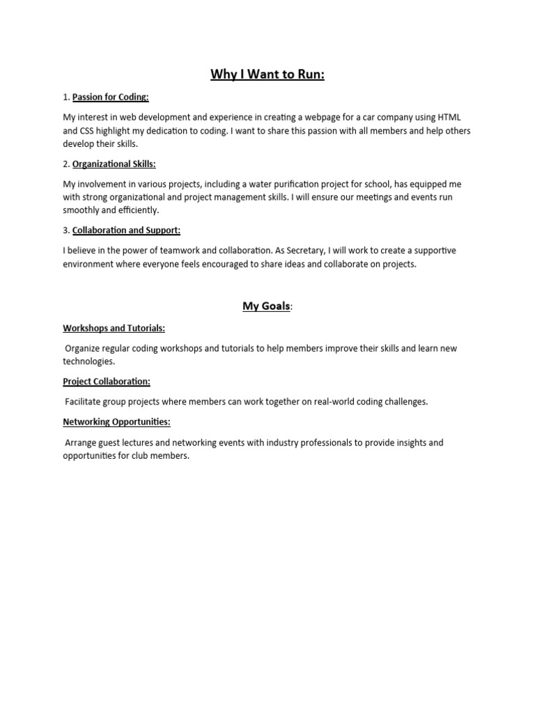 Coding Club Manifesto | PDF