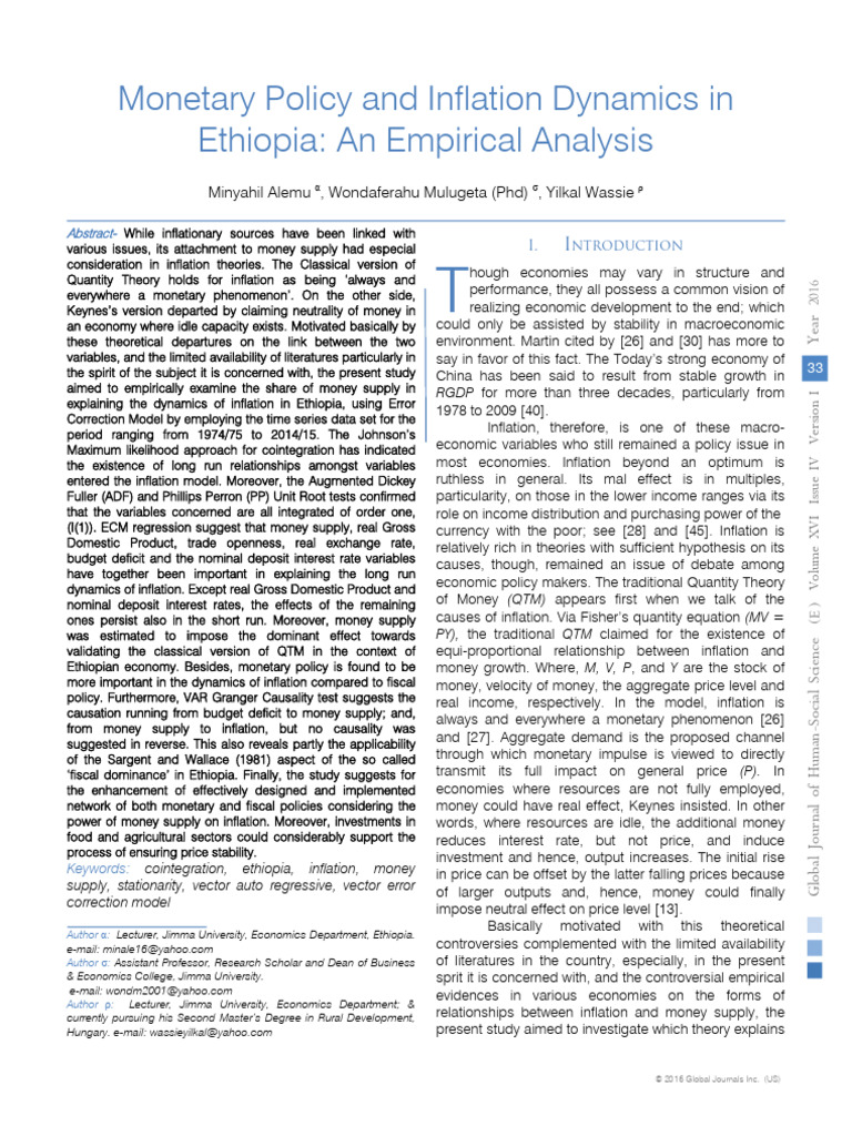 4 Monetary Policy and Inflation | PDF | Cost Of Living | Inflation