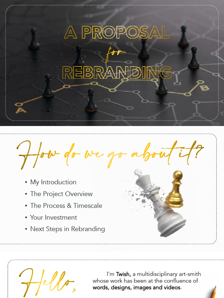 Rebranding Proposal For An Indian Media Brand | PDF | Logos | Brand