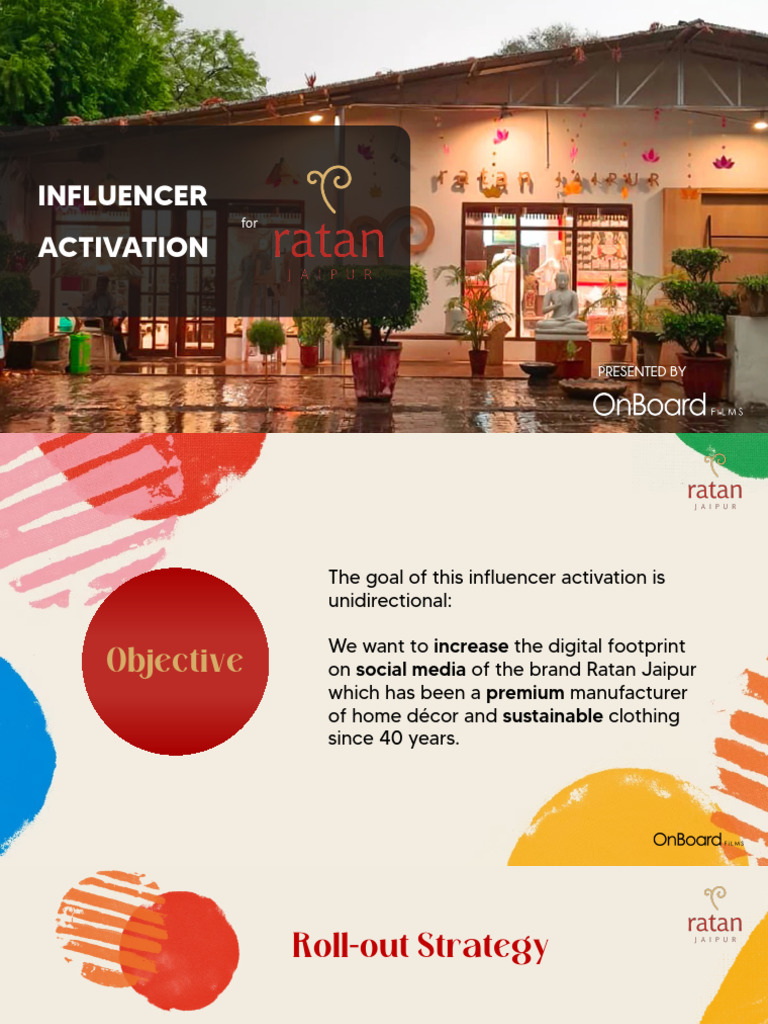09 June Ratan Jaipur Influencer Activation | PDF | Mass Media