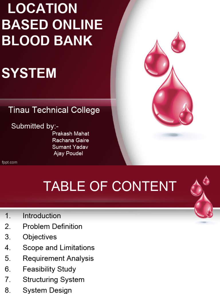 Final Blood Bank | PDF | Php | Blood Donation