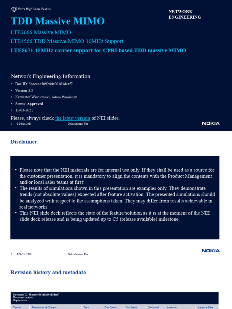 TDD Massive Mimo | PDF | Mimo | Antenna (Radio)