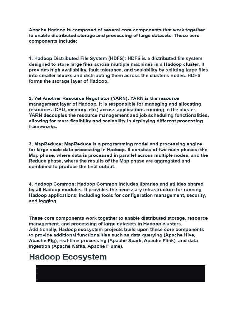 Unit 2 | PDF | Apache Hadoop | Map Reduce