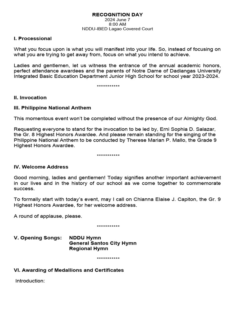 Script-Program-Recognition-Day 2024 | PDF