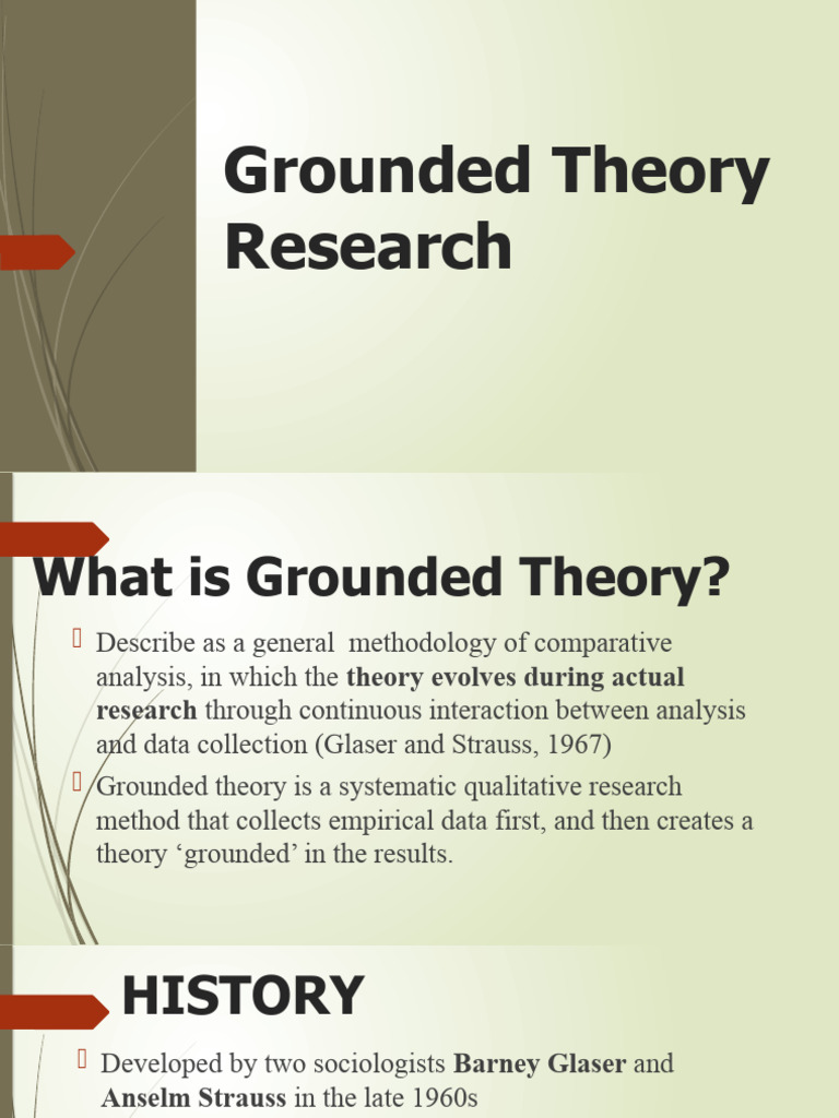 Grounded Theory Research | PDF