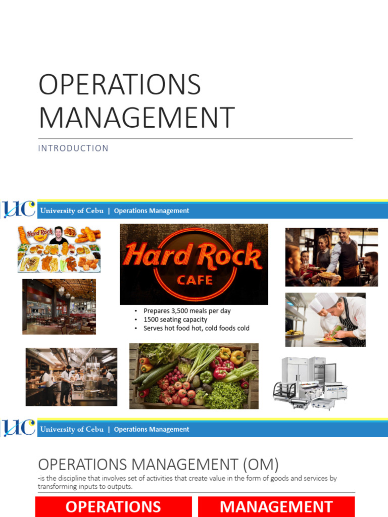 01 - Introduction | PDF | Operations Management | Financial Services