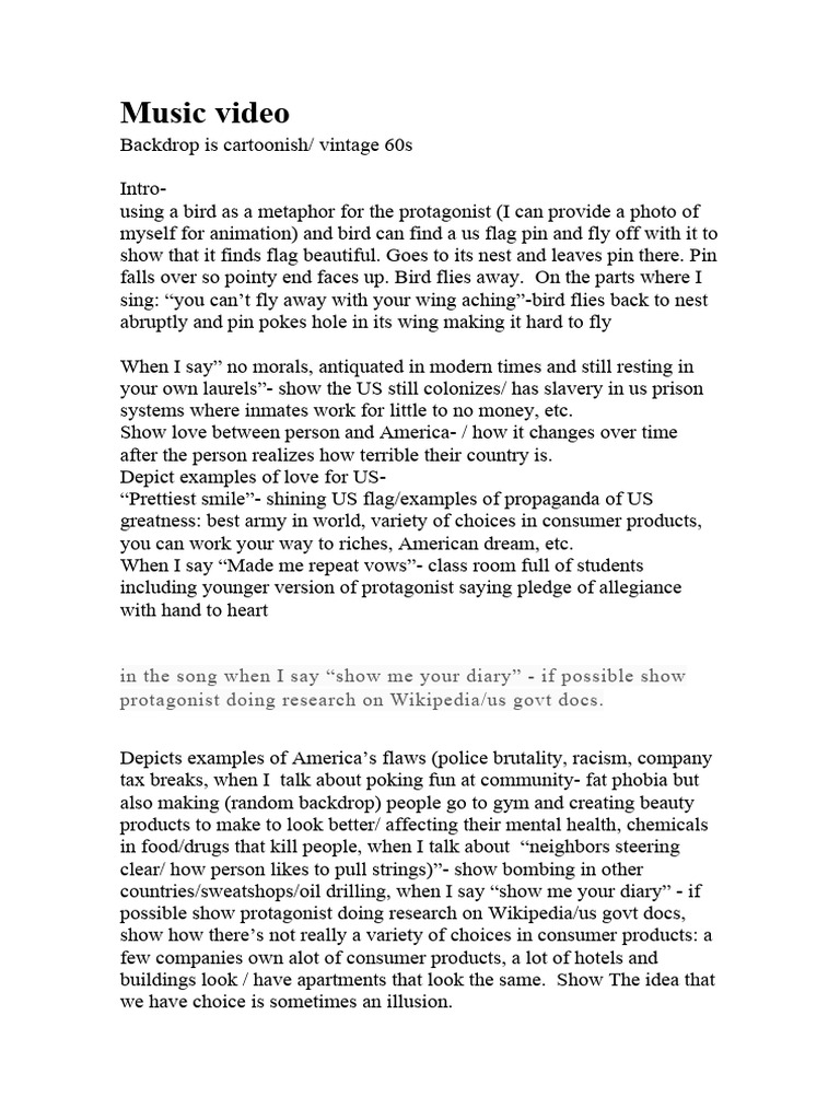 Hit The Curb Music Video Instructions | PDF | Language Arts & Discipline