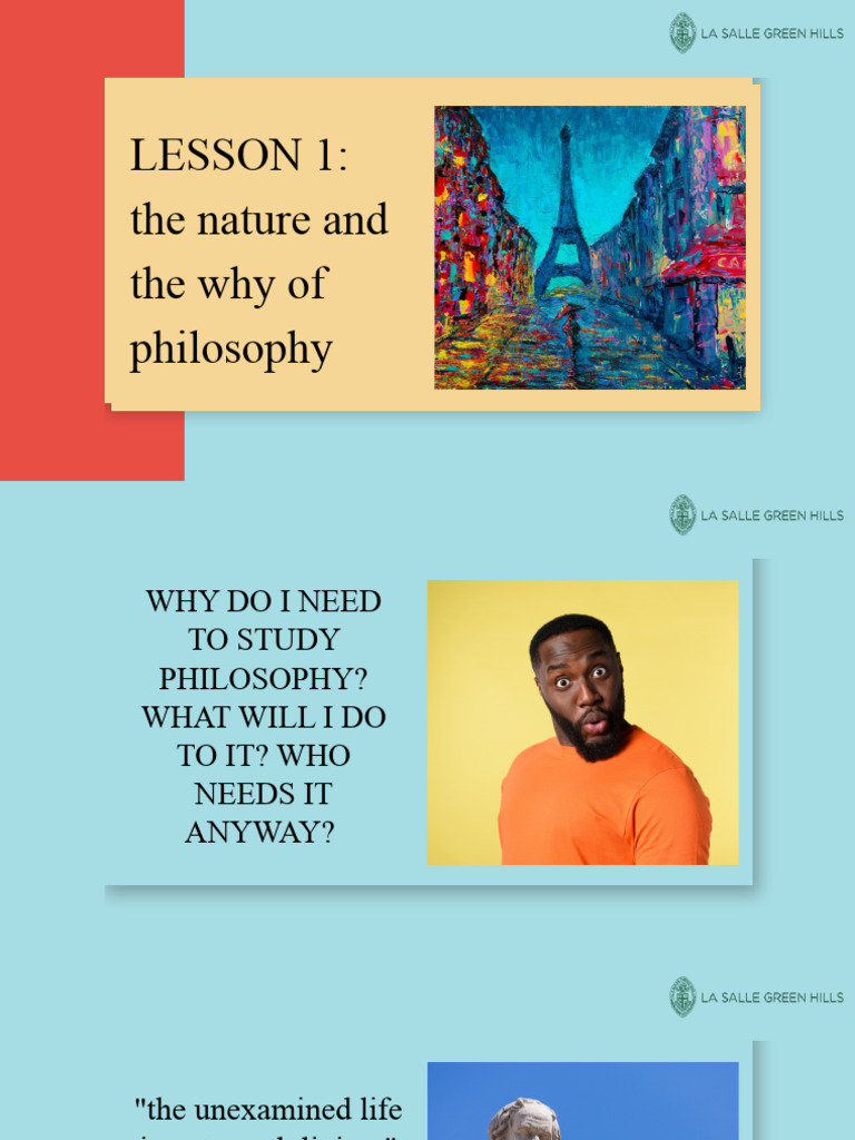 Lesson 1 - Nature of Philosophy | PDF | Experience | Wisdom
