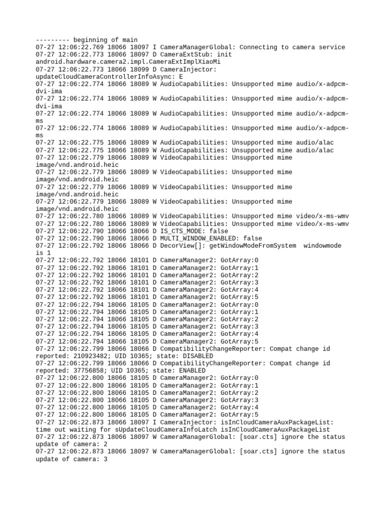 Log Cat 1722056782714 | PDF | Java (Programming Language) | Android (Operating System)
