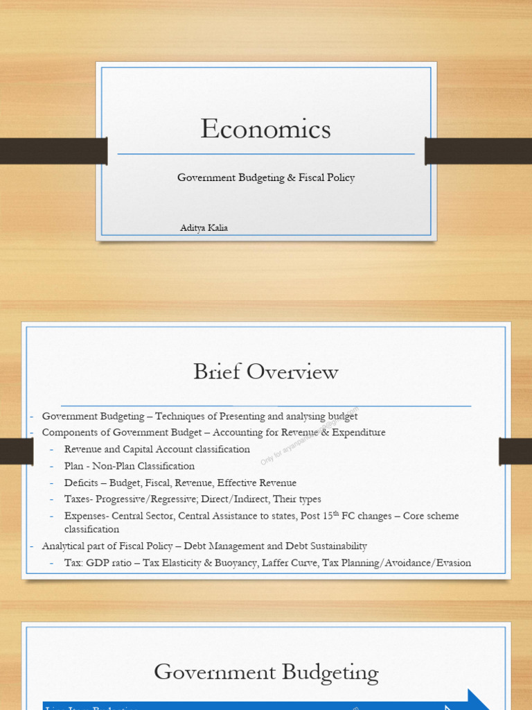 Economics Govt. Budgeting | PDF | Taxes | Government Budget Balance