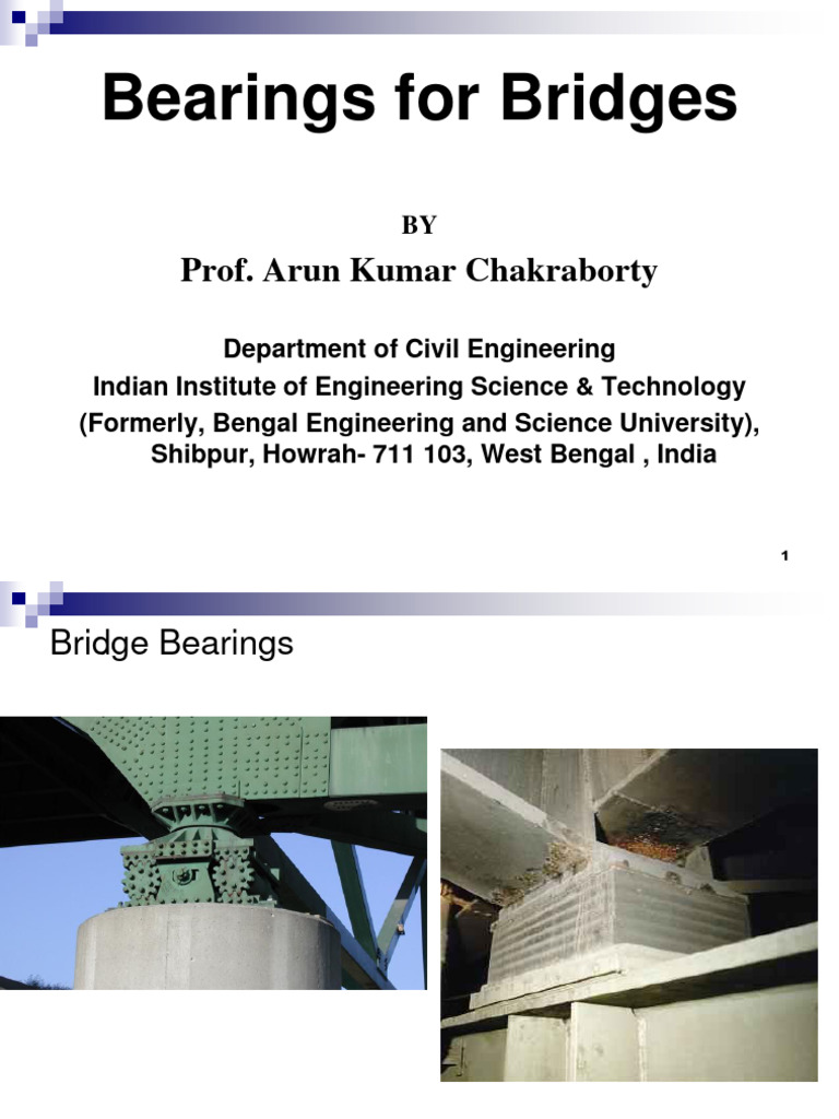 Bridge Bearings Modified by AKC-April'16 | PDF | Bearing (Mechanical ...