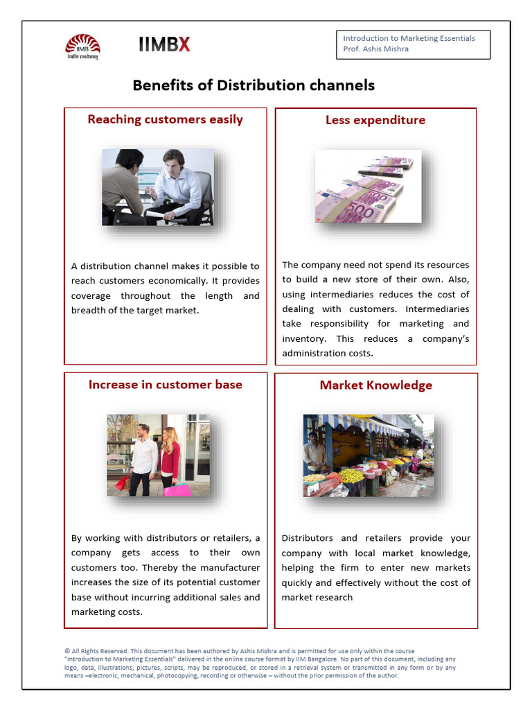 Advantages of Retail Distribution Channels | PDF | Marketing | Retail