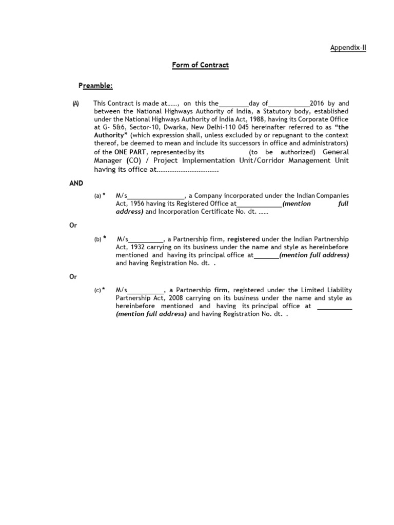 Appendix EQ Contract | Download Free PDF | Employment | Insurance