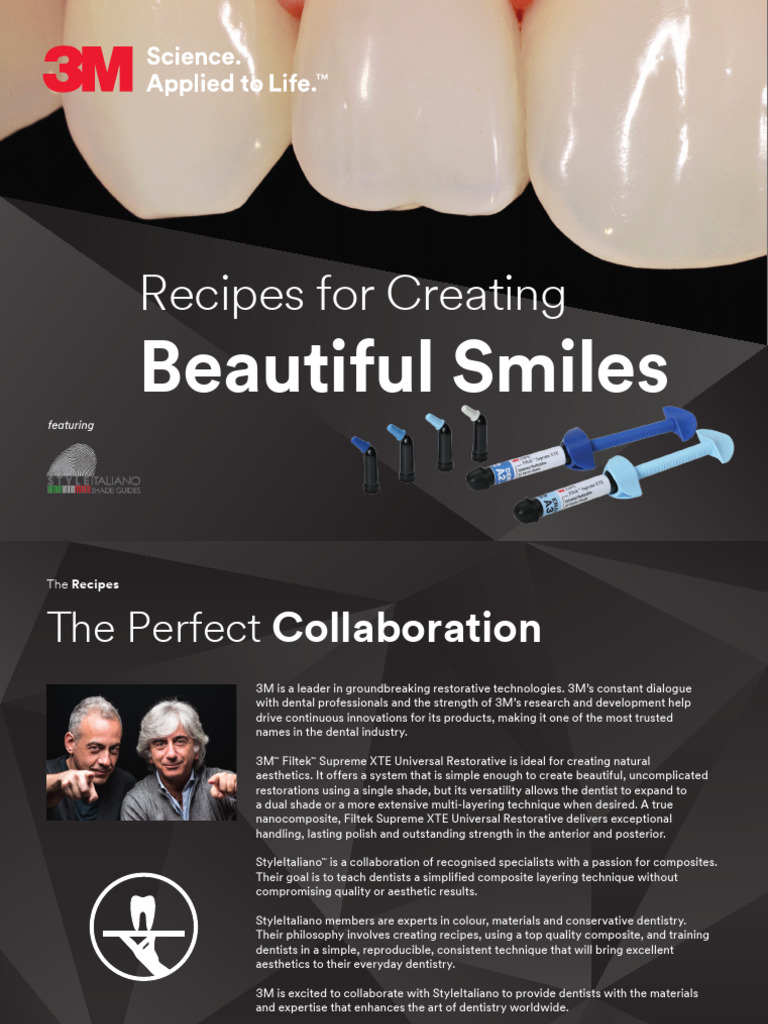 StyleItaliano Recipes For Creating Beautiful Smiles | PDF | Tooth ...