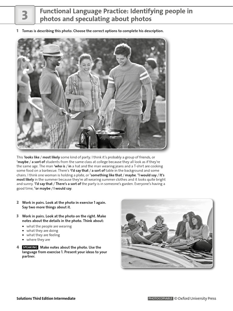 3 Func Lang Prac People in Photos | PDF | Language Arts & Discipline