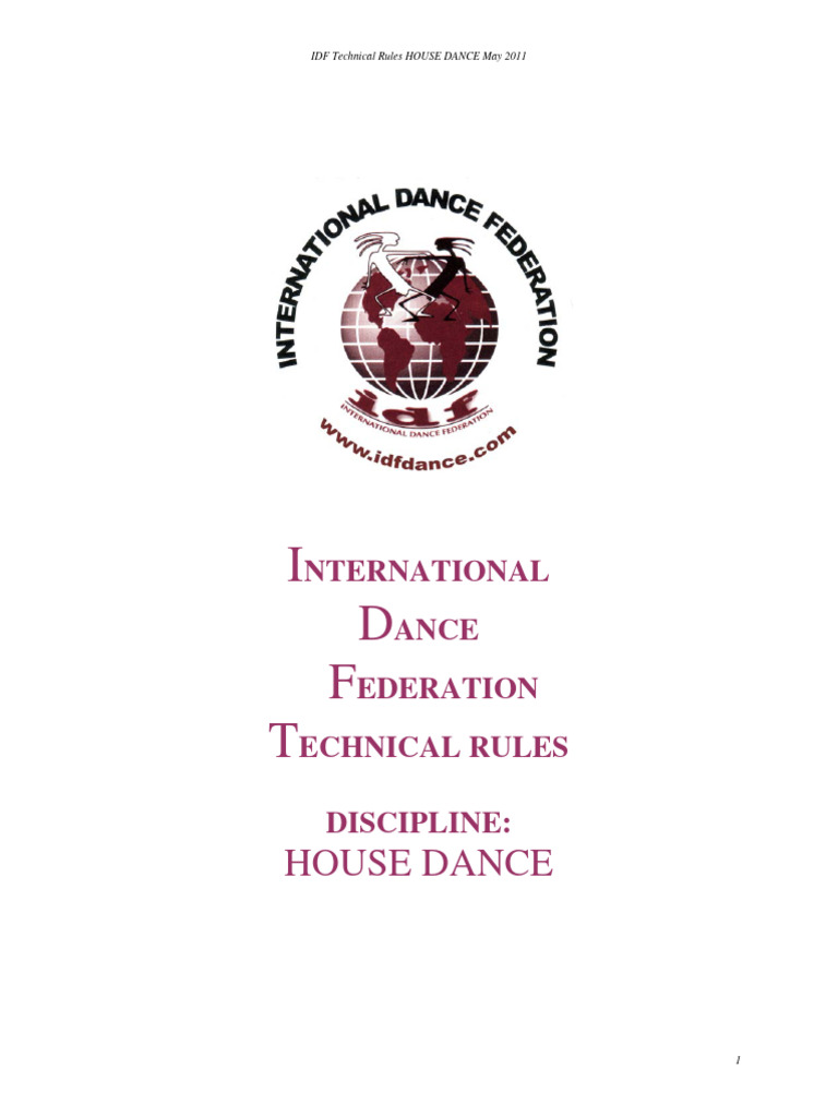 IDF TECHNICAL RULES HOUSE | PDF | Dances | Funk
