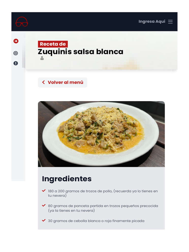Receta Keto: Zuquinis con Pollo | PDF | Cocina, comidas y vino