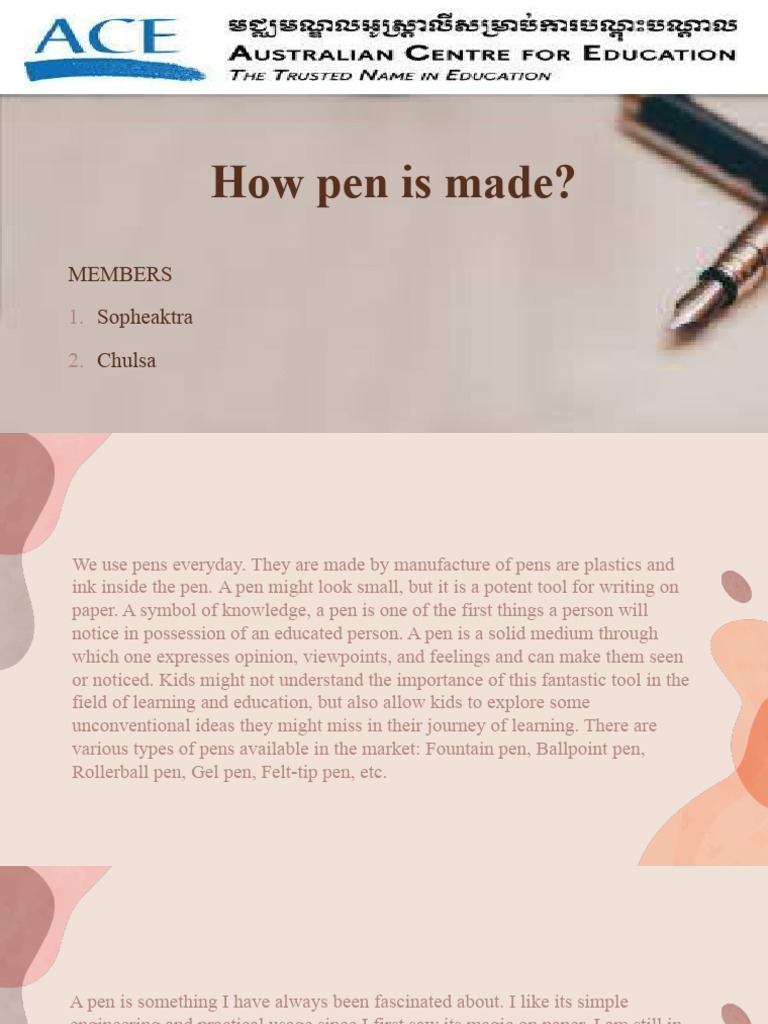 Minimalist Aesthetic Slideshow by Slidesgo | PDF | Pen | Writing Implements