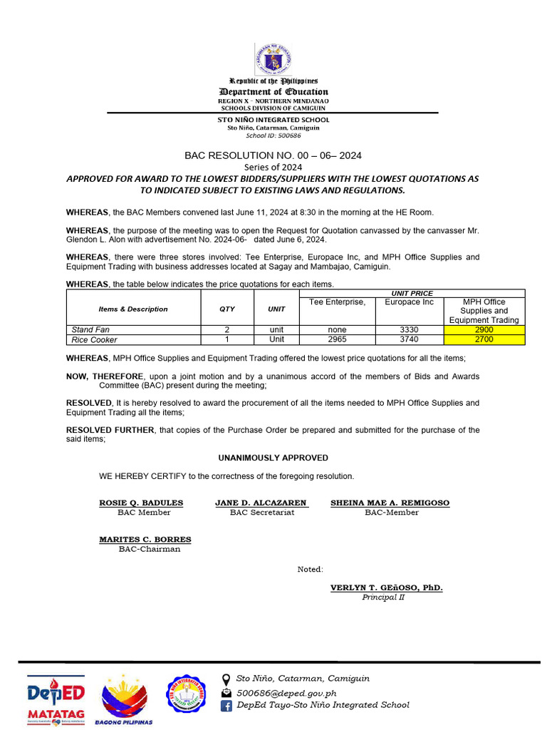 Bac Resolotion - Stand Fan | PDF | Business