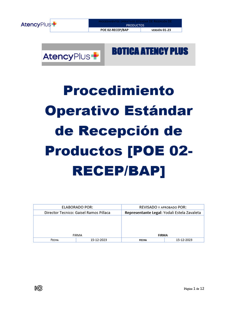 Poe 02-Recep | PDF | Tableta (Farmacia) | Farmacia