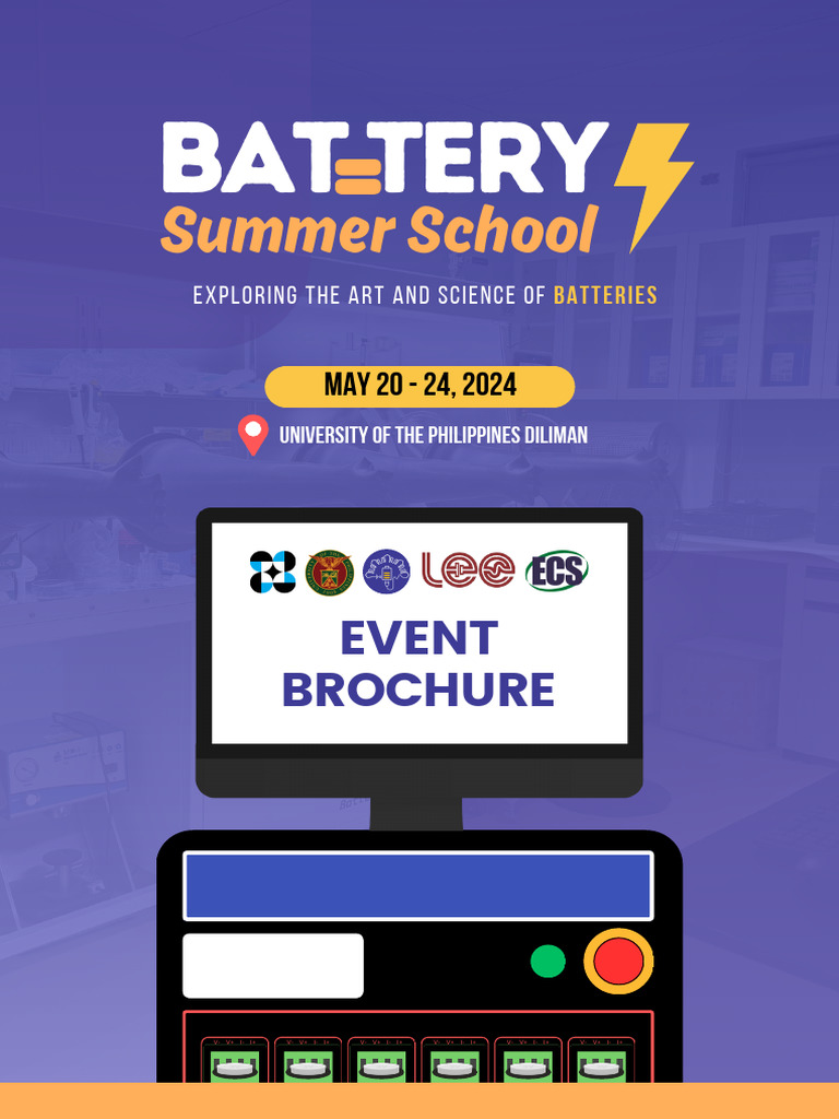 Battery Summer School 2024 Details | PDF | Anode | Electrode