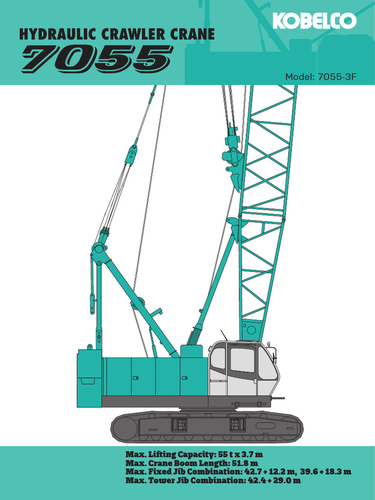 7055 3F Current Spec | PDF | Crane (Machine) | Vehicles