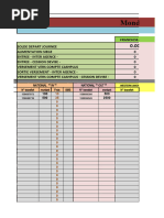 Cash Denominations Excel Sheet For Bank Cashiers | PDF | Cash | Money