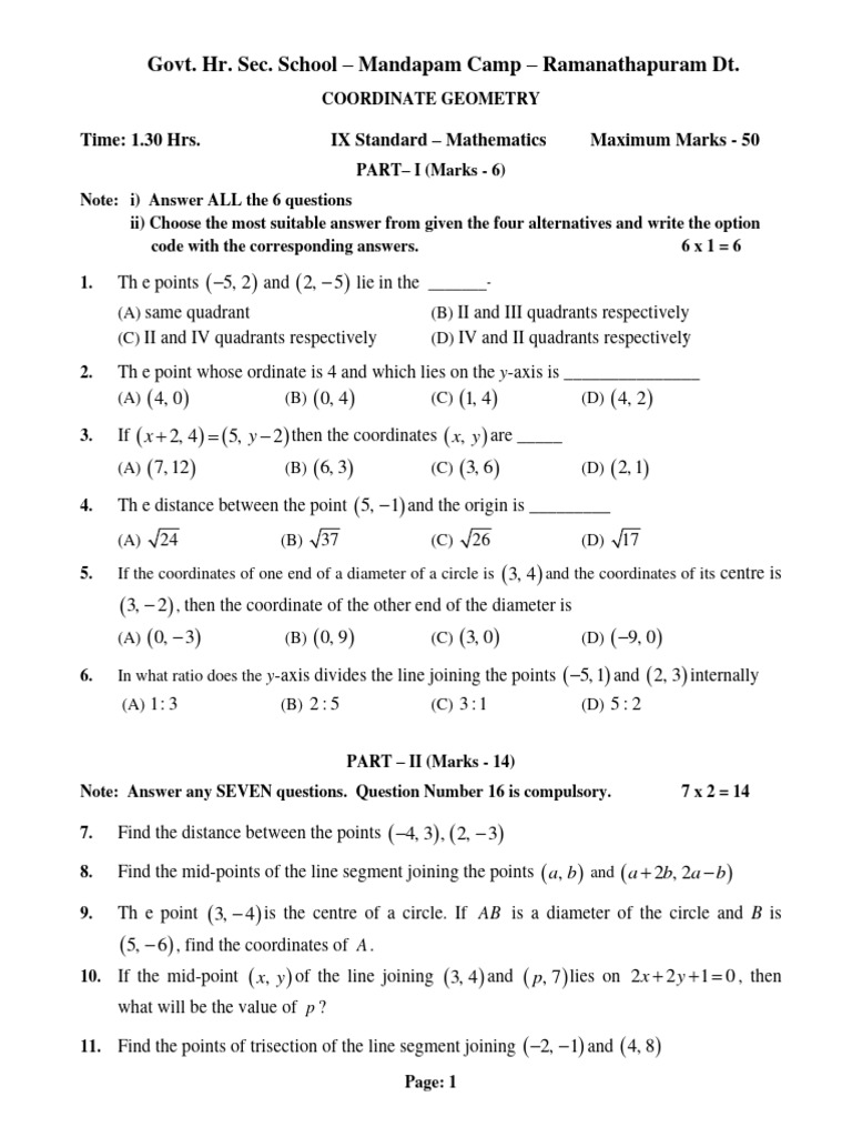 Unit-5 (EM)-50 Marks (1) | Download Free PDF | Triangle | Elementary ...