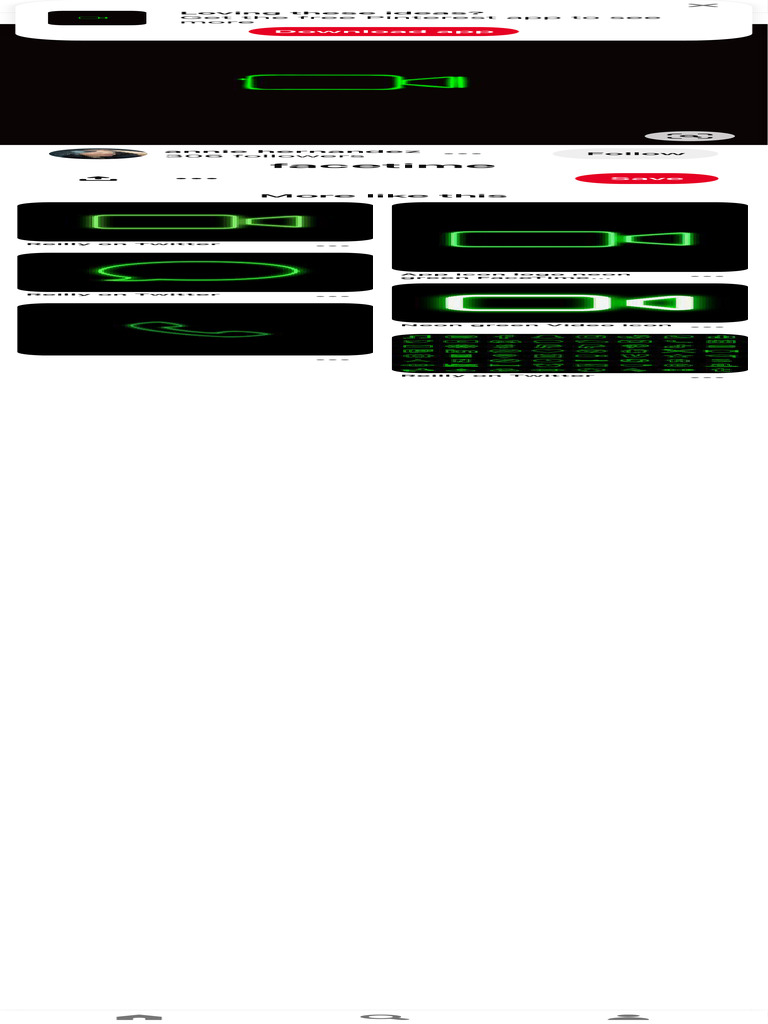 Facetime Neon Green Facetime Icon, iPhone Photo… | PDF