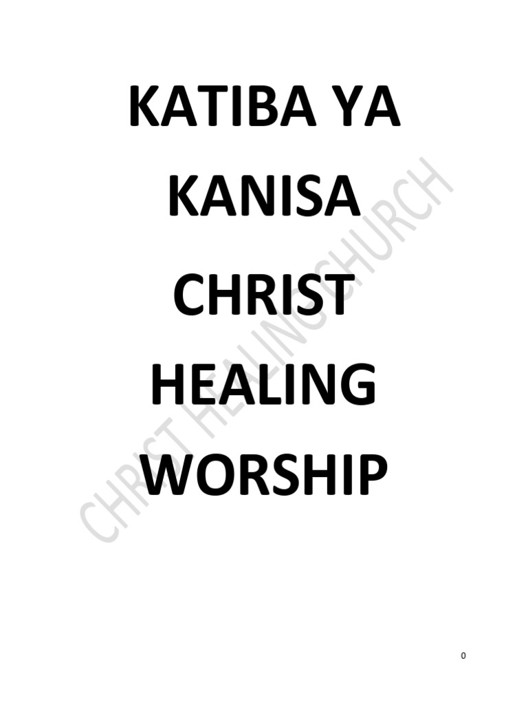 Katiba Ya Kanisa | PDF