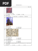NATA 2025 Exam Question Paper Details | PDF | Metals | Materials