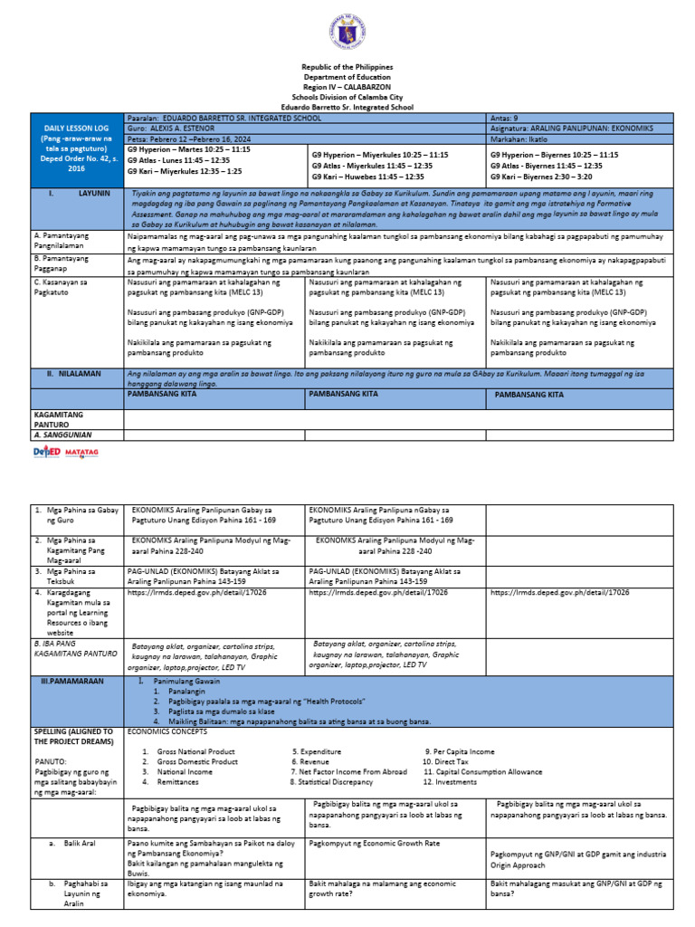 Ap 9 Dll-Q3-Week 3 | PDF