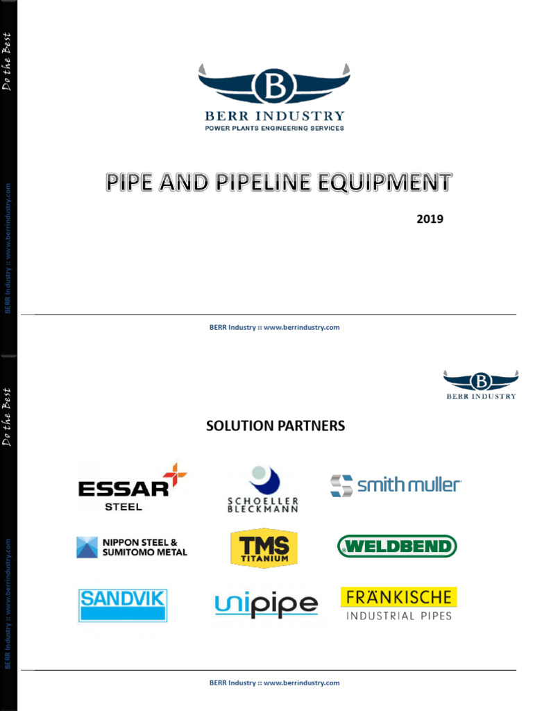 BR-008 - Pipes-2019-001 | PDF | Pipe (Fluid Conveyance) | Welding