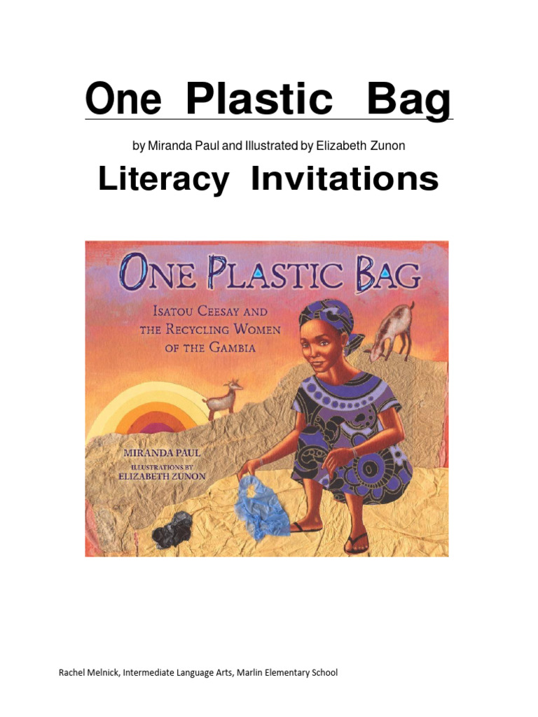 Rachel Melnick G56 One Plastic Bag | PDF | Reuse | Recycling