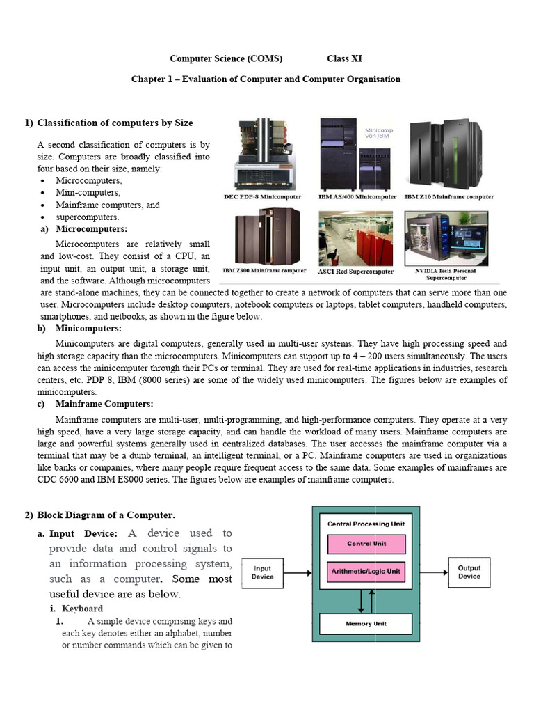 Coms Xi 24 CH01 | PDF | Random Access Memory | Read Only Memory