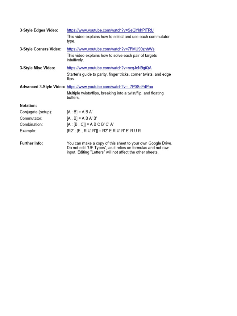 Dylan's 3-Style Learning Sheet | PDF