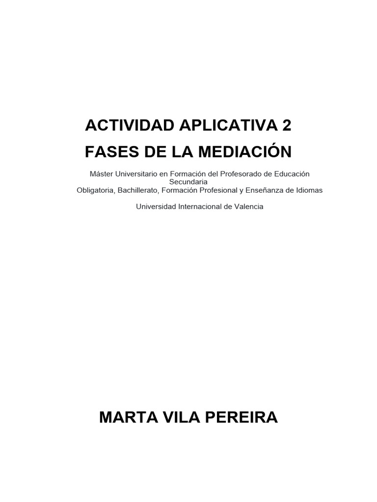 Posible Resolucion de La Ag2 | PDF | Mediación