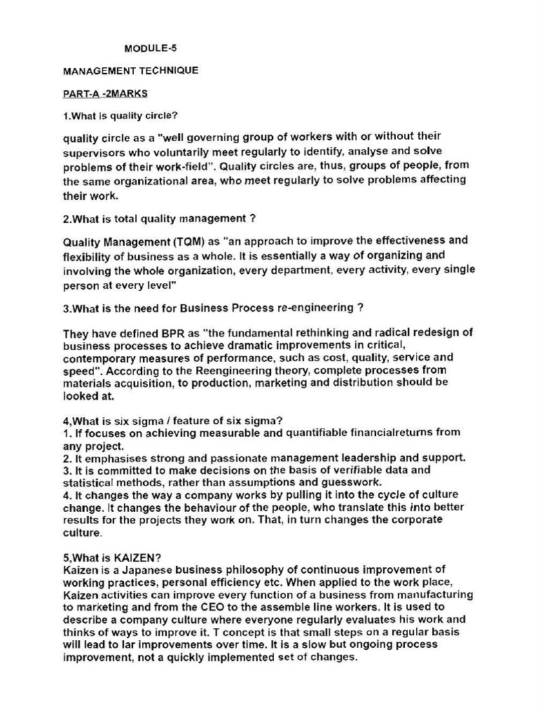 Module 5 Business Management | PDF