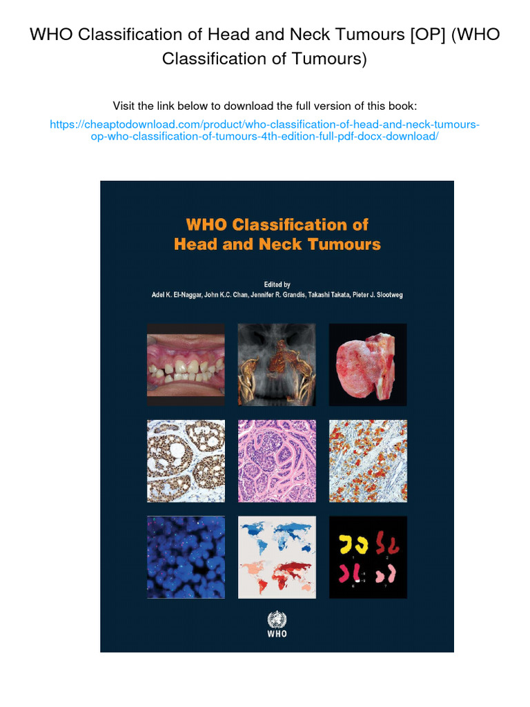 WHO Classification of Head and Neck Tumours (OP) (WHO Classification of ...