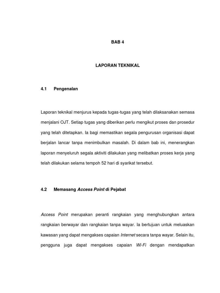 Contoh Penulisan Bab 4, 5, 6 Dan Rujukan | PDF
