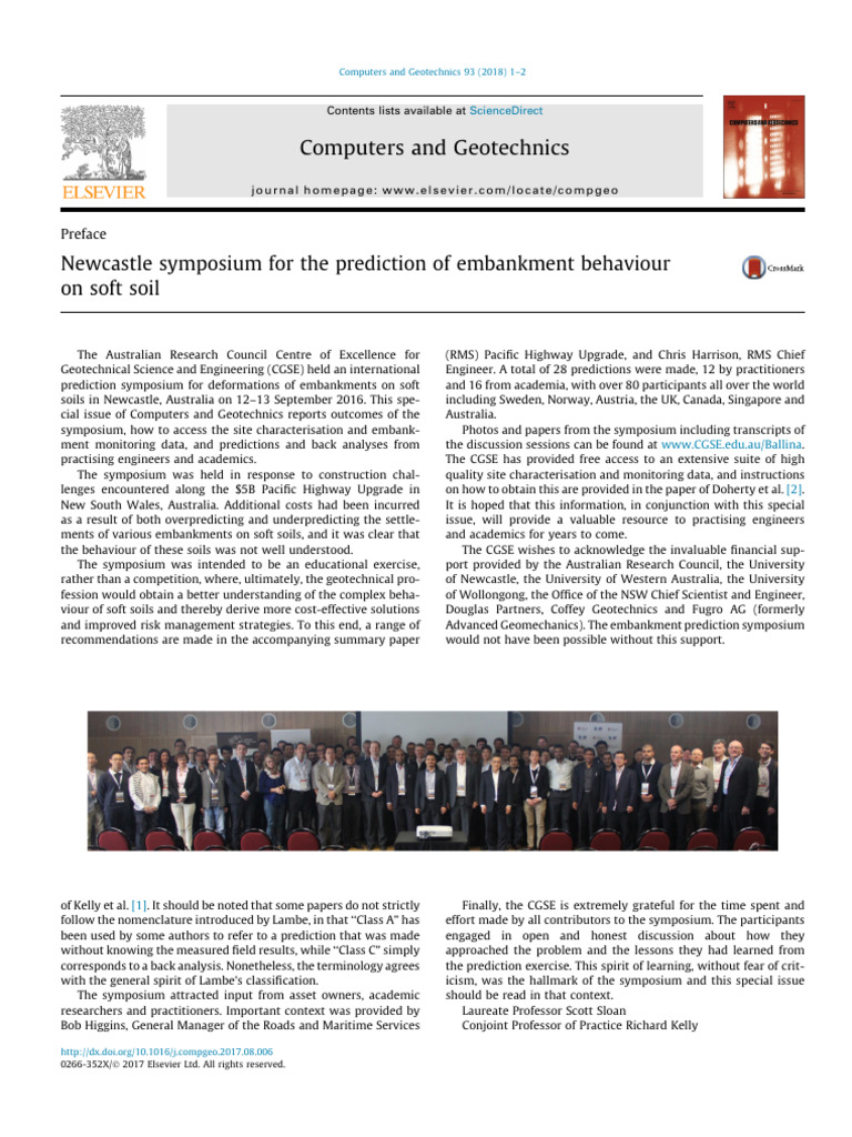 Embankment Prediction - 01 - Sloan Introduction | PDF | Geotechnical ...