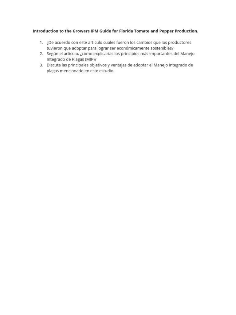 Preguntas Grupo 2- Introduction to the Growers IPM Guide for Florida ...