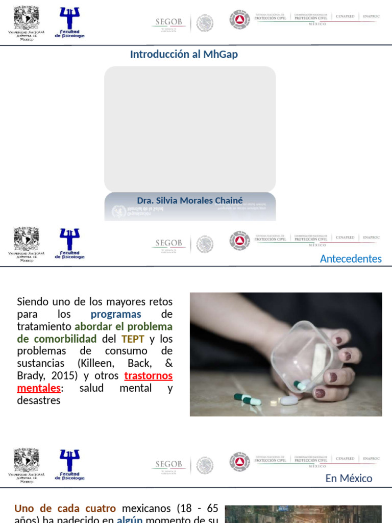 Introduccion Al MH GAP | PDF | Trastorno mental | Salud mental